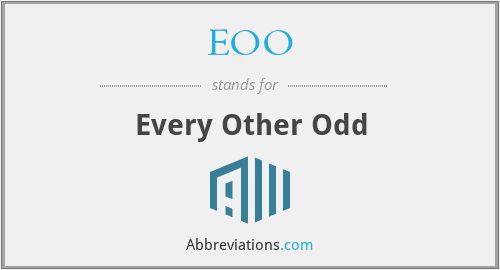 What does EOO stand for?