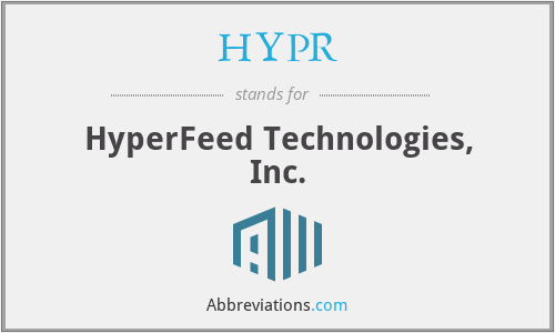 What does HYPR stand for?