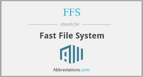 FFS - Fast File System