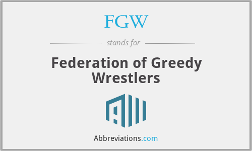 What does FGW stand for?