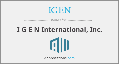 What does IGEN stand for?