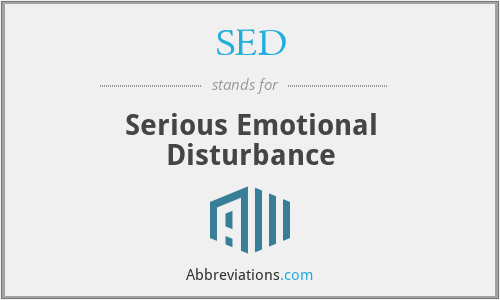 What does SED stand for?