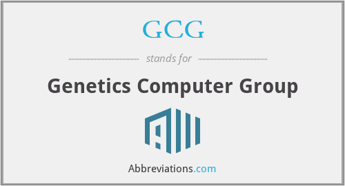 What does GCG stand for?