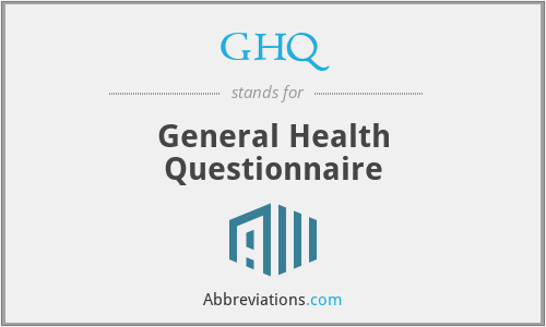 What does questionnaire stand for?