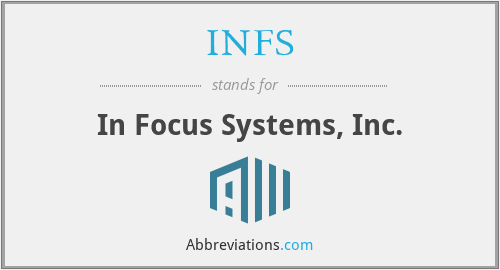 What does INFS stand for?