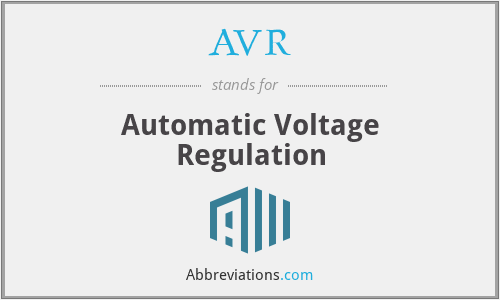 What does AVR stand for?