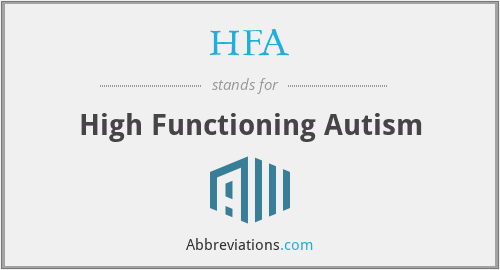 What does HFA stand for?
