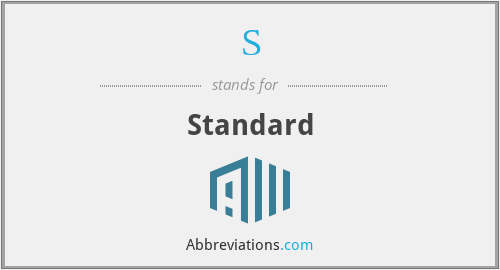 What is the abbreviation for standard?