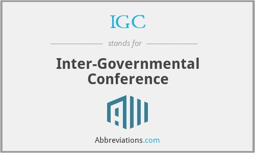 What does IGC stand for?