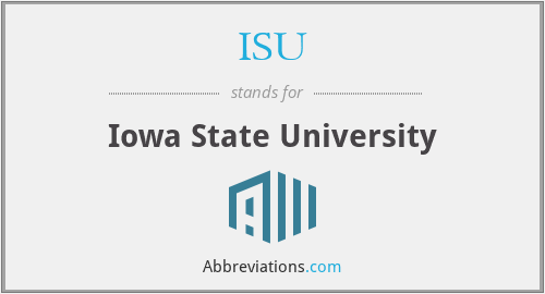 What does ISU stand for?