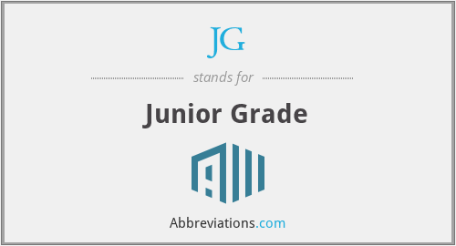What does JG stand for?
