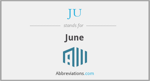 What does JU stand for?