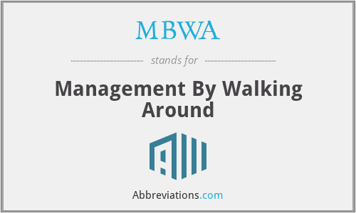 What does MBWA stand for?
