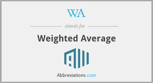 What is the abbreviation for Weighted Average?