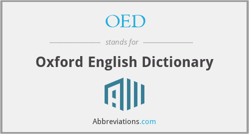 What does OED stand for?