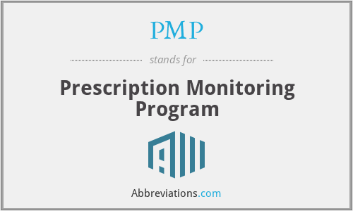 PMP - Prescription Monitoring Program