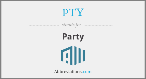 What does PTY stand for?