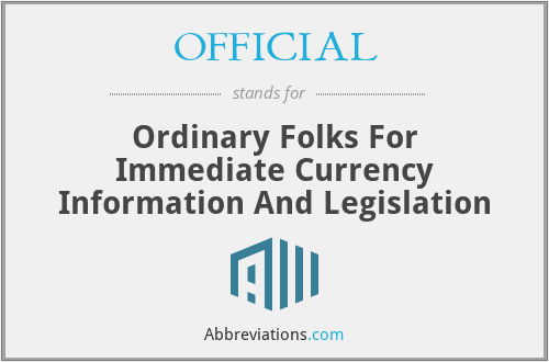 What does OFFICIAL stand for?