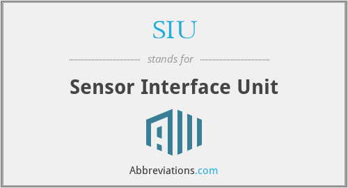 SIU - Sensor Interface Unit