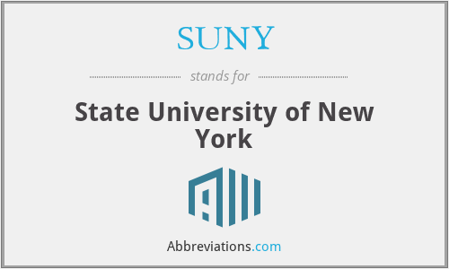 What does SUNY stand for?