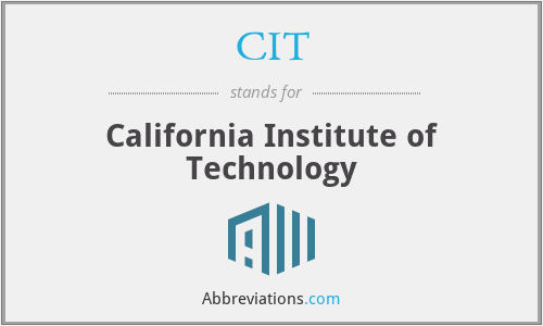 What does CIT stand for?