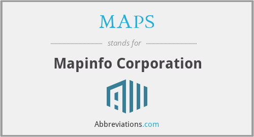 What does MAPS stand for?