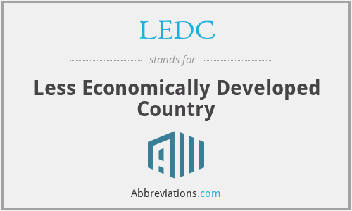 What does LEDC stand for?