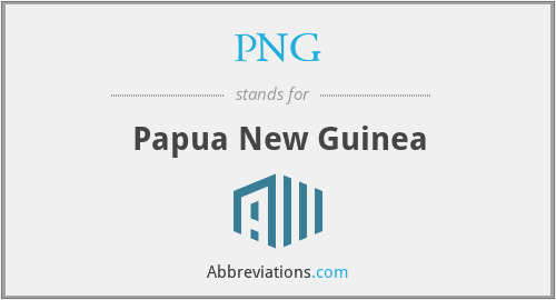 What does PNG stand for?