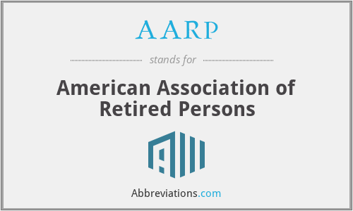 What does AARP stand for?