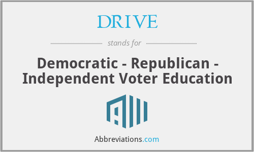 What does DRIVE stand for?