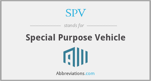 What does SPV stand for?