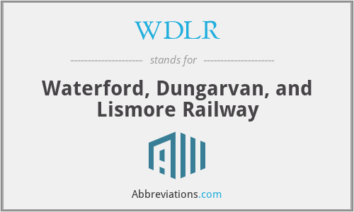 What does WDLR stand for?