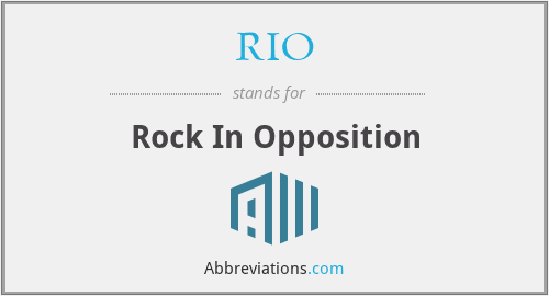 What does RIO stand for?