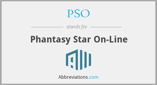 What does PSO stand for?