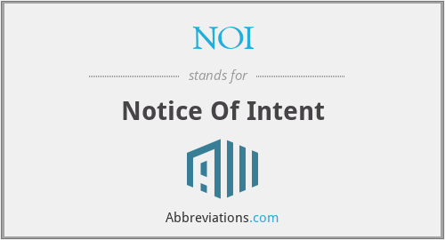 What does NOI stand for?