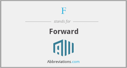 What is the abbreviation for Forward?