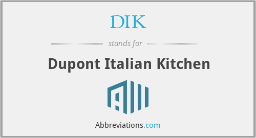 What does DIK stand for?