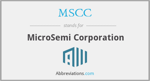 What does MSCC stand for?