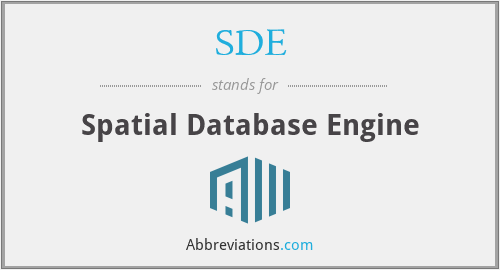 What does SDE stand for?