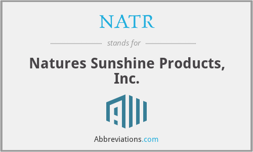 What does NATR stand for?