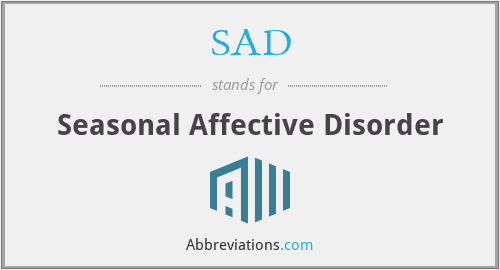 What does SAD stand for?