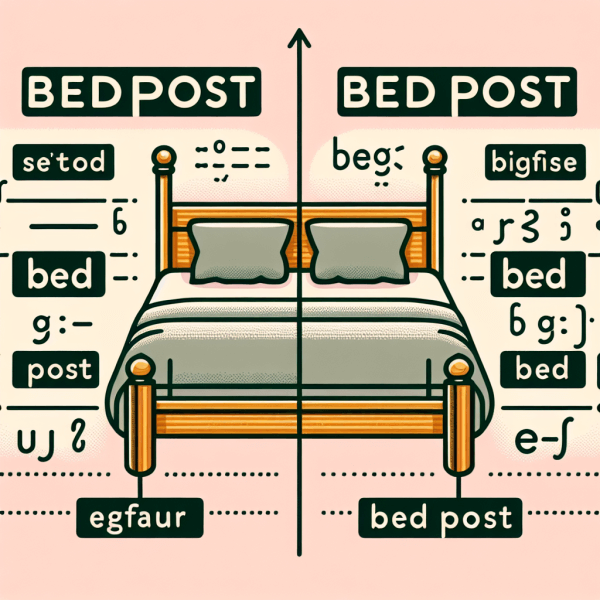 Bedpost vs. Bed Post