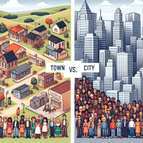 Town vs. City