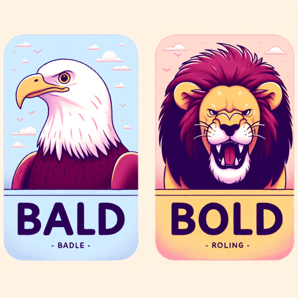 Bald vs. Bold