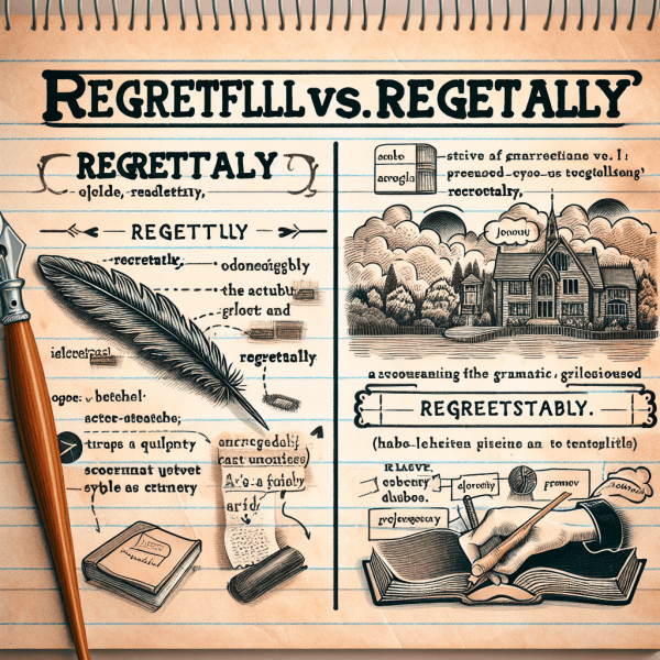Regretfully vs. Regrettably