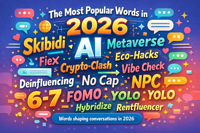 The Most Popular Words in 2026