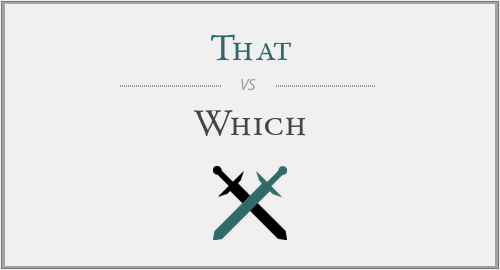 That vs. Which