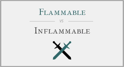 Flammable vs. Inflammable