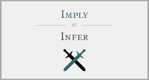 Imply vs. Infer