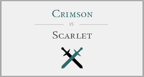 crimson vs. scarlet